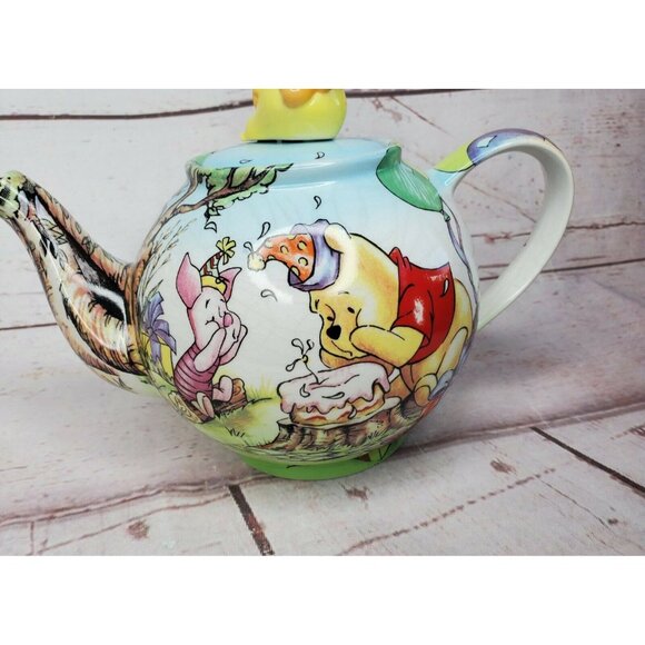 Disney | Accents | Poohs Birthday Party Disney Character Teapot ...